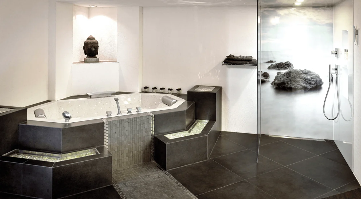 Luxus Badezimmer mit Wohlfühl-Charakter | Bauarena
